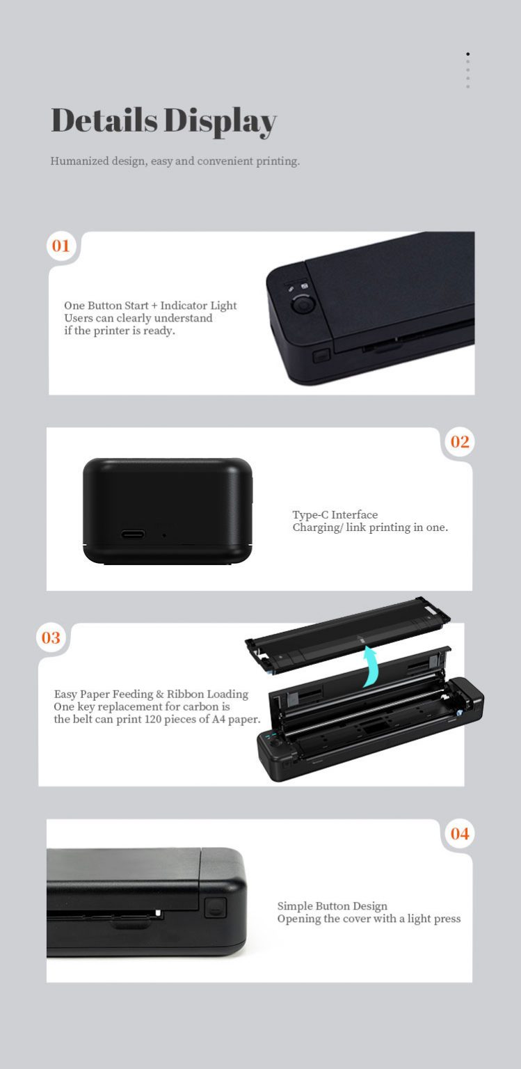 P832 A4 Thermal transfer Printer | AIMO