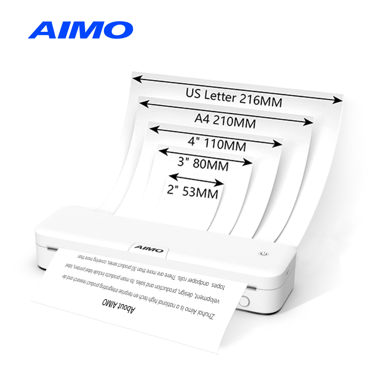 Portable A4 Thermal Printer Offering You HD Printing Experience| AIMO