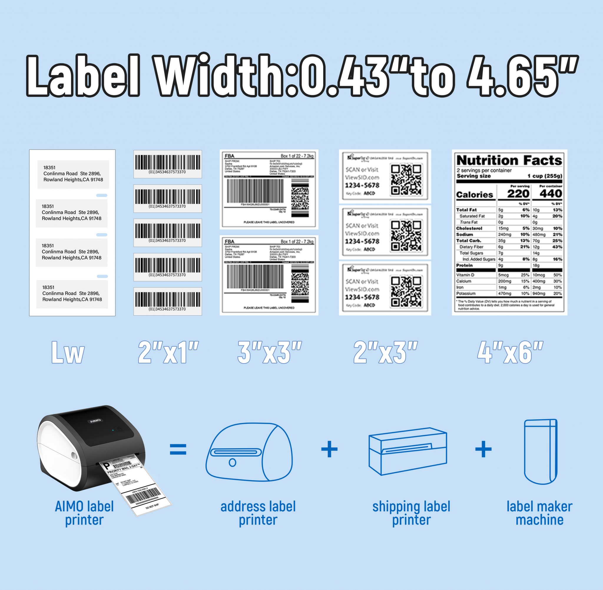 Wholesale Label Printing Company With Top Shipping Label Printer | AIMO